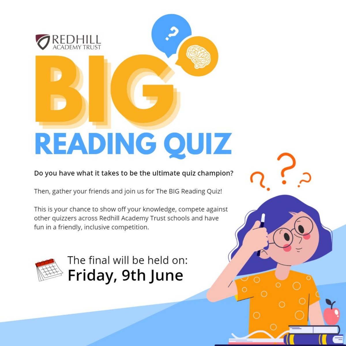 The Redhill Academy - The BIG Reading Quiz